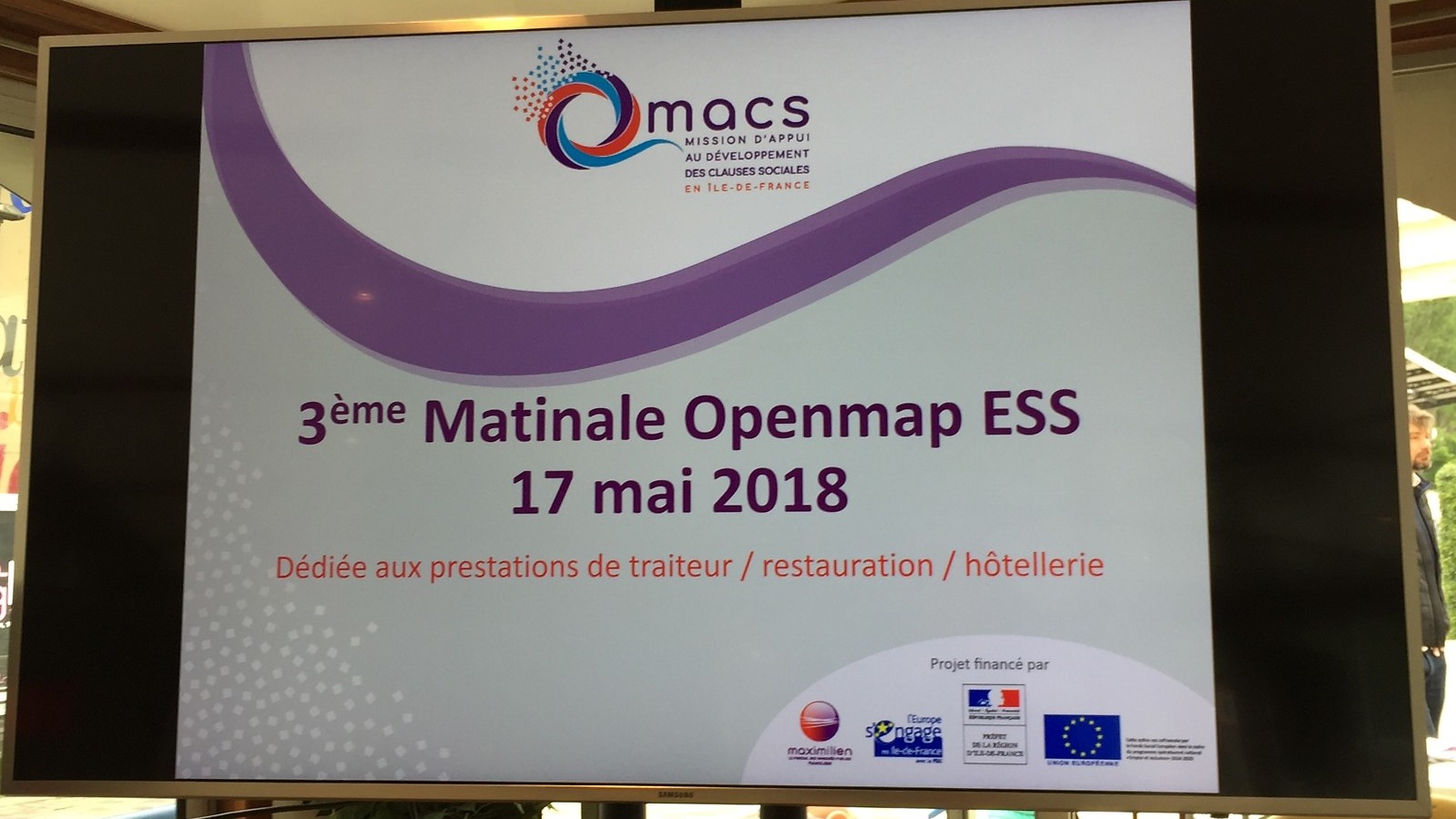 Rencontre Openmap #3 : restaurants, traiteur et hôtellerie - GIP Maximilien